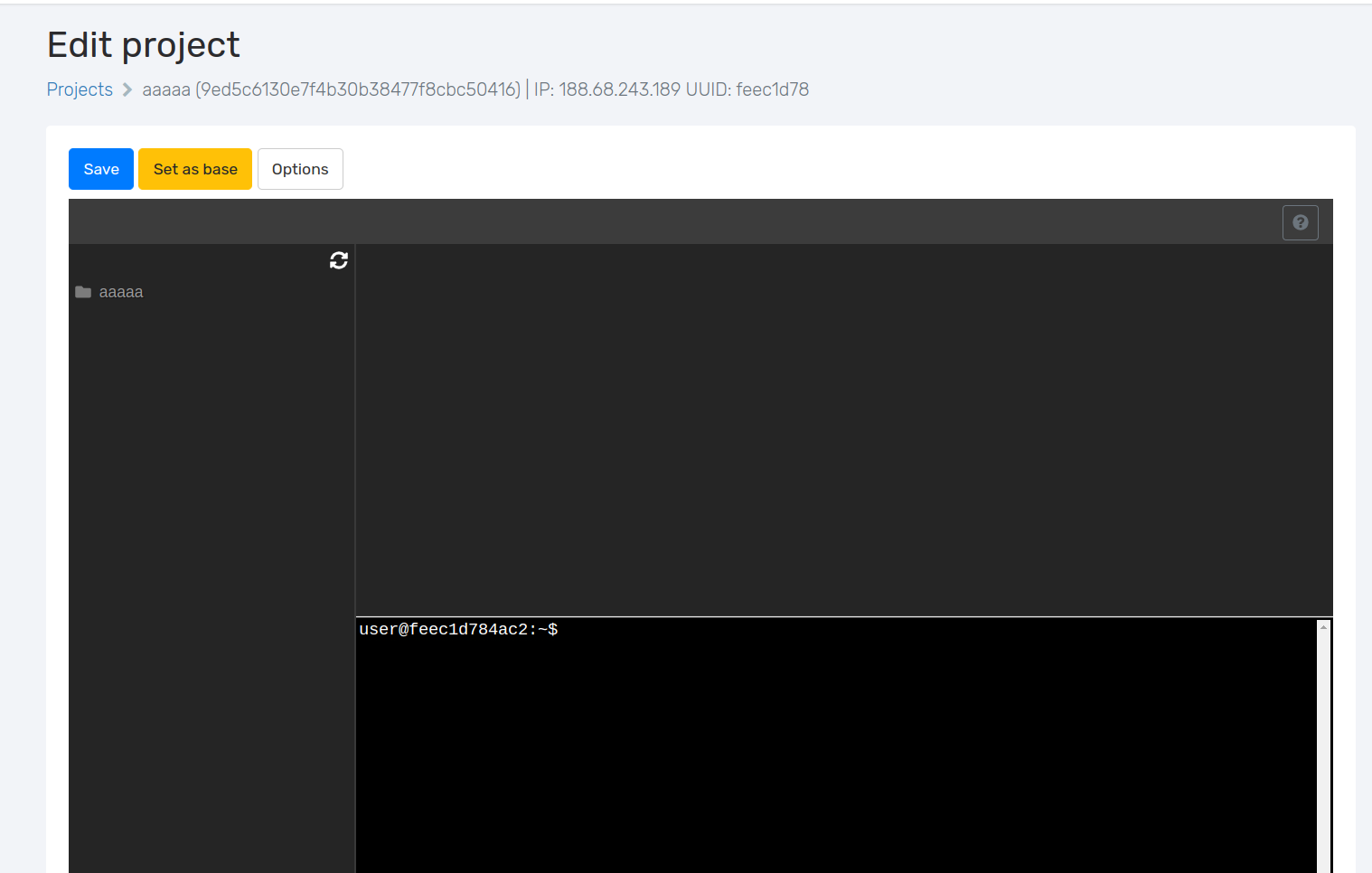 Containers - Handbook - Projects - Sphere Engine documentation